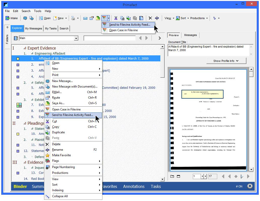 Why We Love Filevine’s Integration with Primafact (And You Should, Too!)